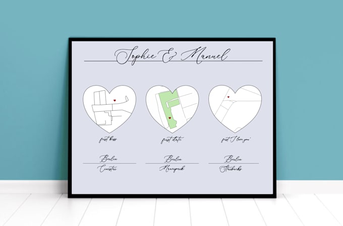 Create your personal map by Lea2306 | Fiverr