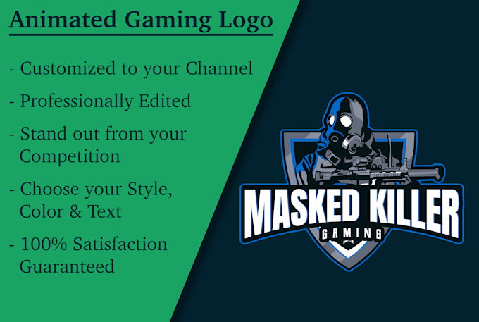Create an animated, custom gaming logo for your channel by Thydra | Fiverr