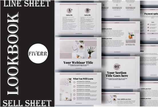 Design lookbook product catalog magazine line sheet and sell sheet by ...