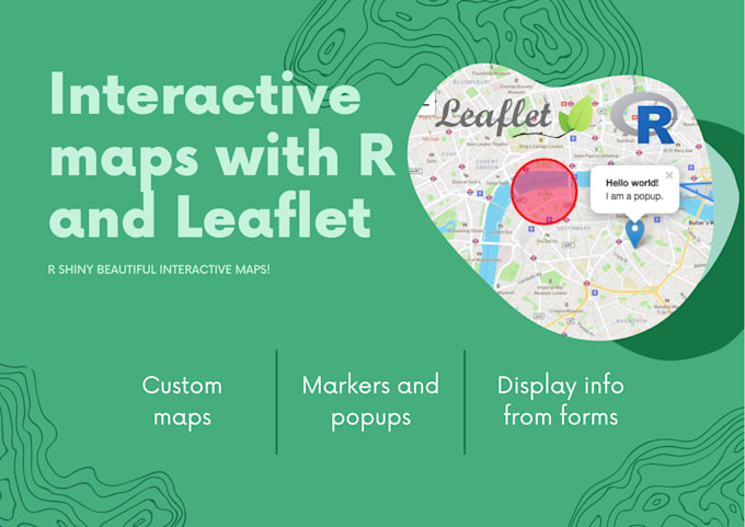 Do custom interactive maps in r shiny by Aleharu | Fiverr