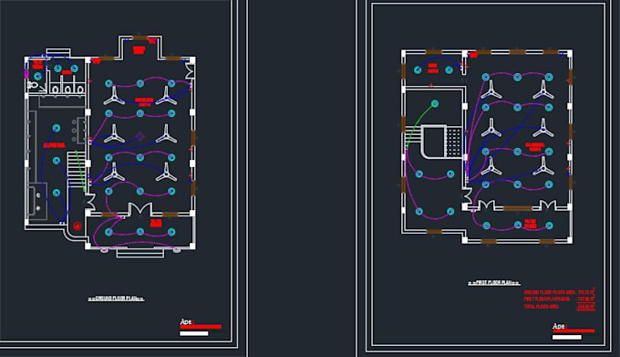 Design lighting power layout, raceway and cable tray layout by ...