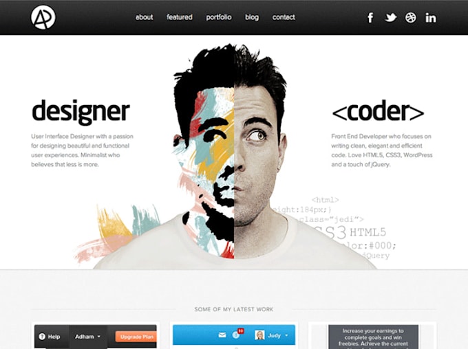 Design a portfolio website that suits your needs with html, css and ...