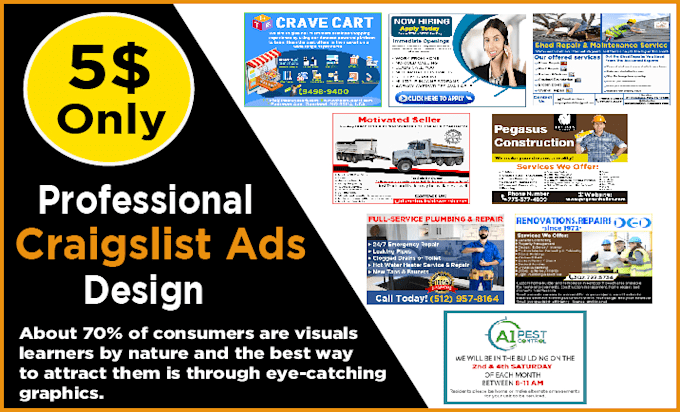 Design professional craigslist ads by Waqaskhan7566 | Fiverr
