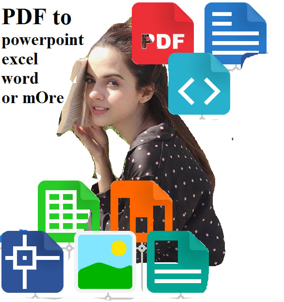 Conversion pdf into word, excel and powerpoint by Anamfatima815 | Fiverr
