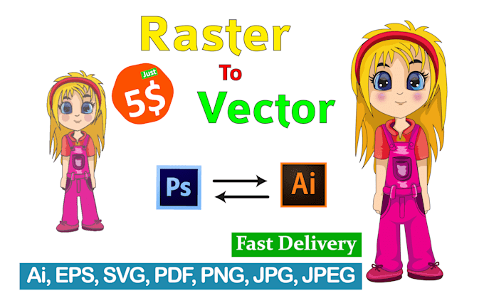 Vector tracing, convert image to vector professionally by Thenext131 ...