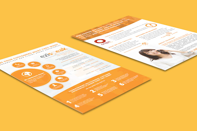 Design a professional business flyer, leaflet for your business by ...