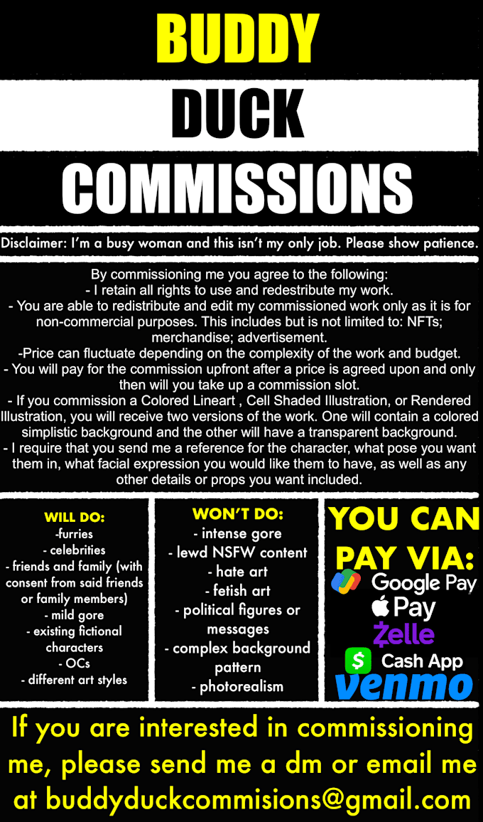 Draw you any character you would like by Buddyduck | Fiverr