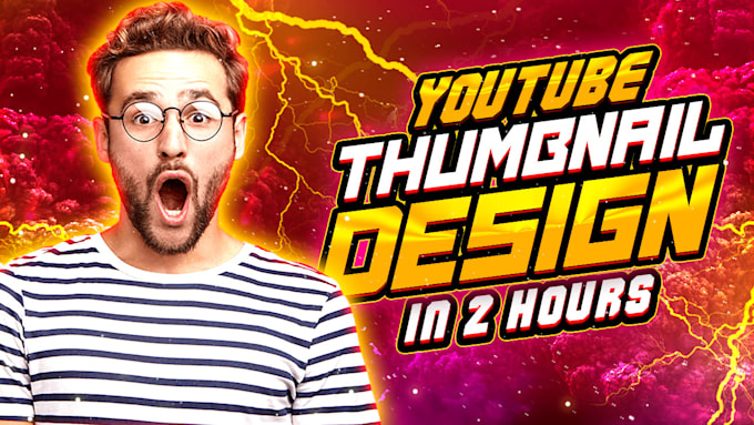 Design an attractive eye catchy youtube thumbnail in 2 hours by ...