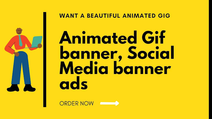Make stunning animated gif banner by Markwood9 | Fiverr