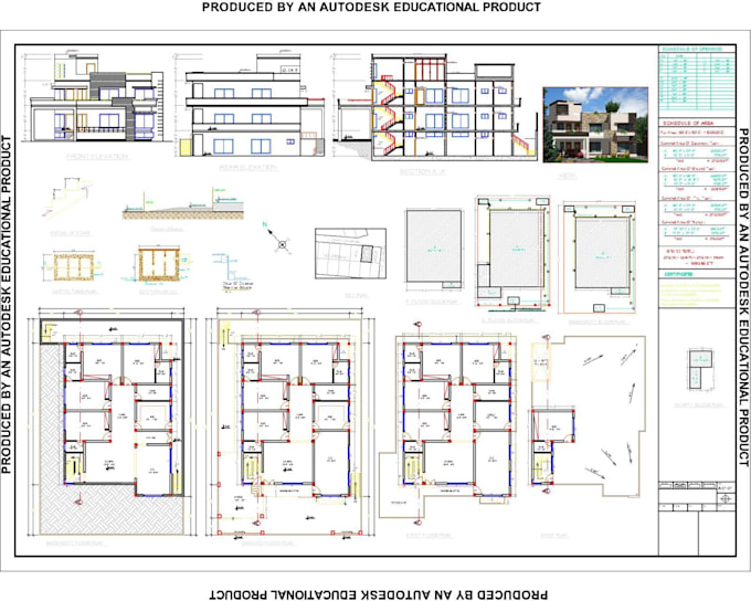 Draw anything in autocad 2d, floor plans, architectural plans for you by Kcd_studio | Fiverr
