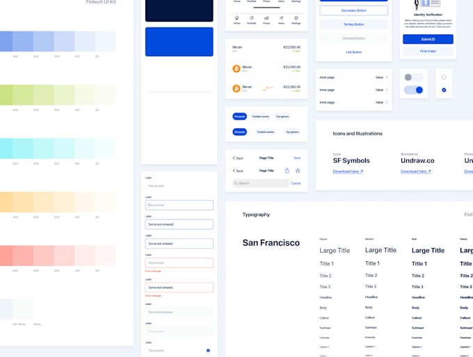 Convert your app wireframes to beautiful ui design by Tentz32 | Fiverr