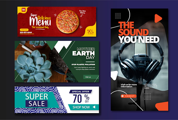 Design an awesome and professional banner ad by Cdavila_design | Fiverr