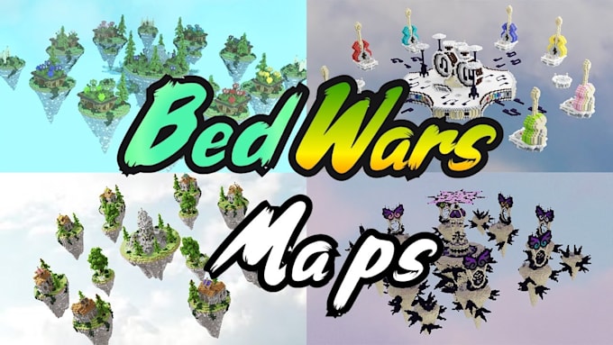 Build you a custom minecraft bedwars pvp map by Roksoart | Fiverr
