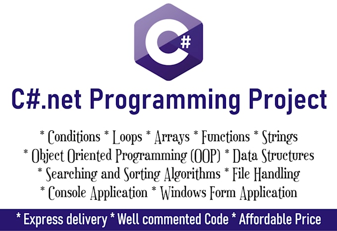 Do your c sharp project and assignment by Sajjadmit | Fiverr