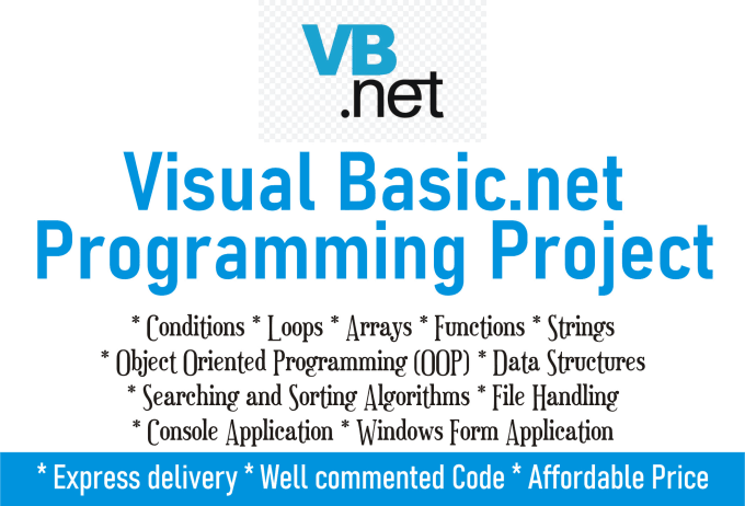 Do your visual basic project and assignment by Sajjadmit | Fiverr