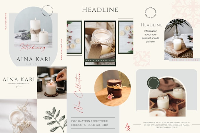 Create custom and editable instagram templates for you by Hancarroll ...