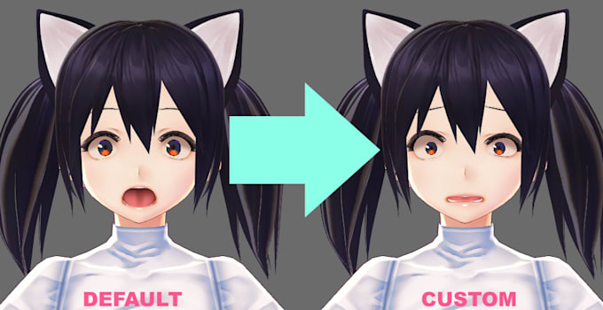 Make custom expression for your vroid avatar in vroid studio by Ollost ...