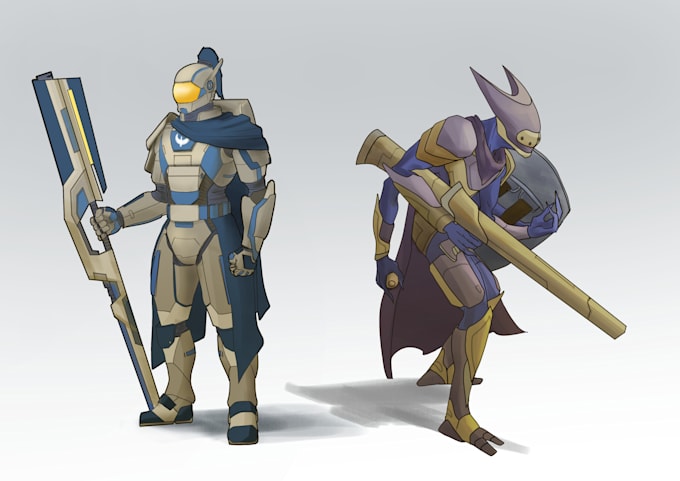 Help illustrate your tabletop game characters by Yen_shin | Fiverr