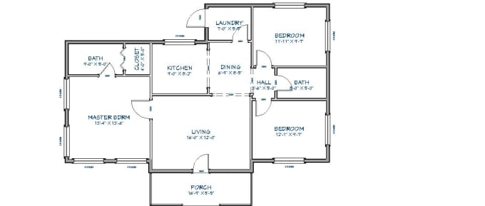 Design custom 2d floor plans using chief architect and archicad by ...