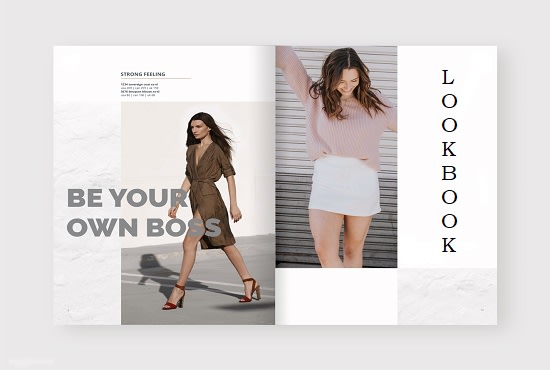 Design professional lookbook, sell sheet, line sheet by Saherumama | Fiverr