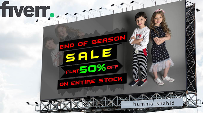 Make eye catching social media banner poster flyer by Humma_shahid | Fiverr