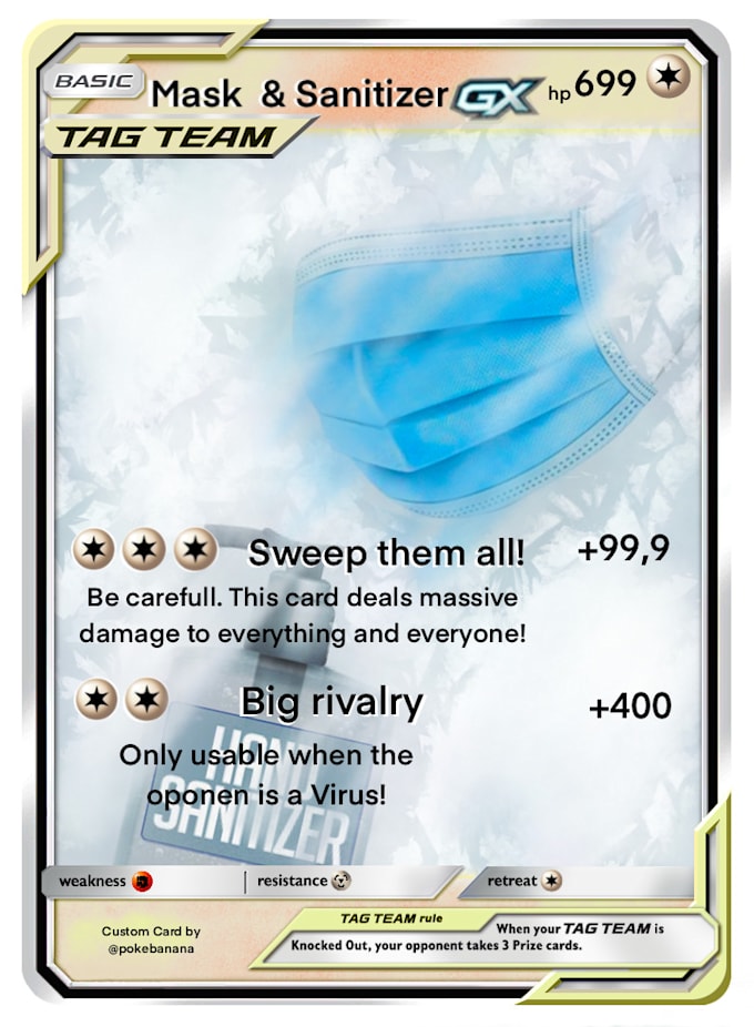 Edit a custom pokemon card by Pokebananaa | Fiverr