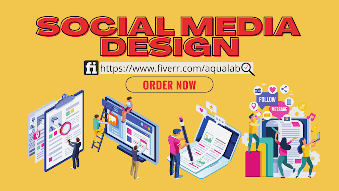 Design your daily social media posts and banners by Aqualab | Fiverr