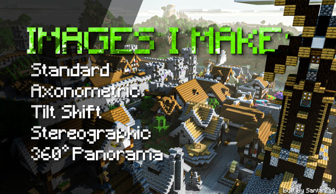 Render your minecraft builds by Sebastiankurdel | Fiverr