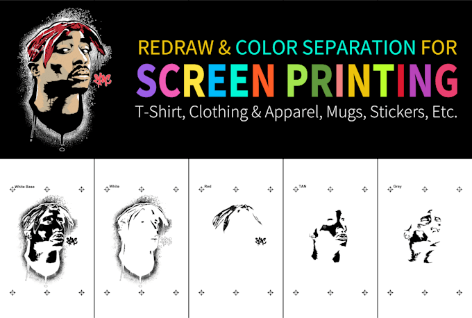 Do color separation for screen printing in vector format by ...