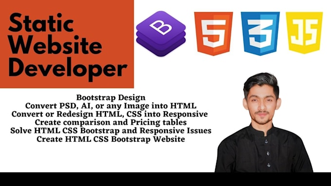 Build a responsive static html website by Deepakkumar0092 | Fiverr Build a responsive static html website by Deepakkumar0092 | Fiverr