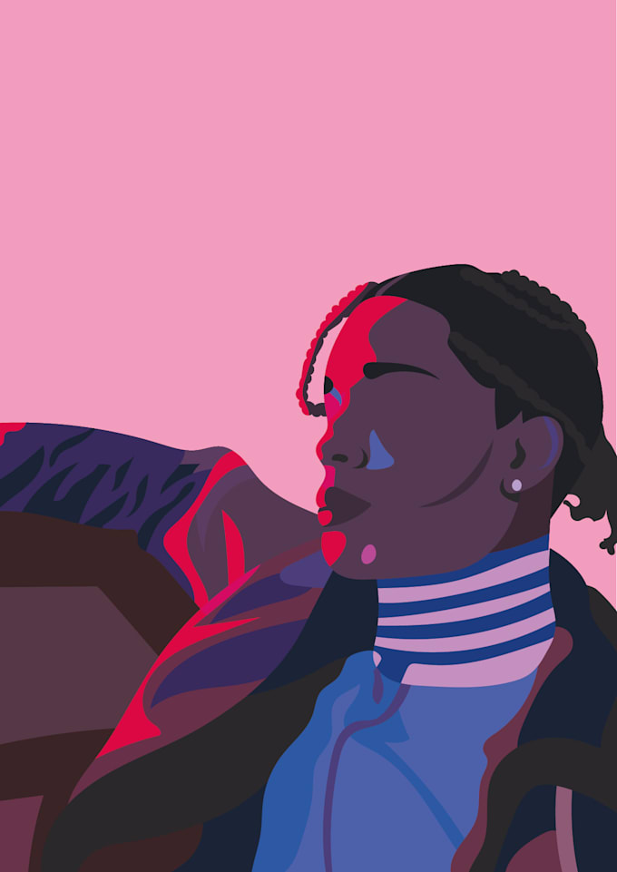 Draw an illustration of people in adobe illustrator by Yu310799 | Fiverr