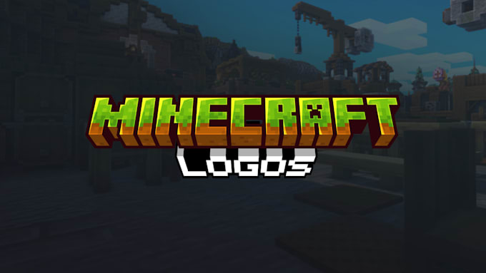 Create a modern minecraft server logo for you by Mowzy_designs | Fiverr