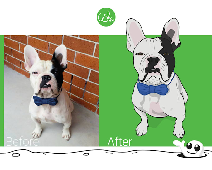 Transform bitmap images to vector by Wikpar | Fiverr