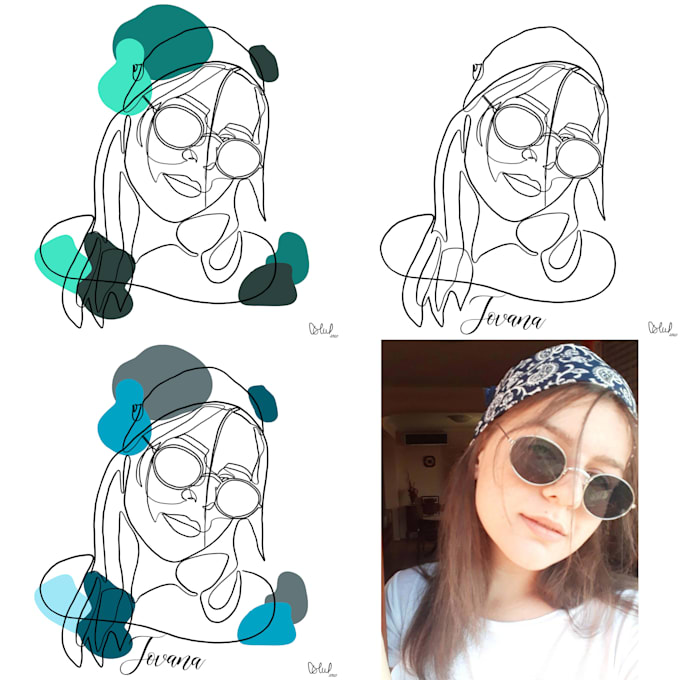 Create one line drawing made with just one line by Bundal | Fiverr