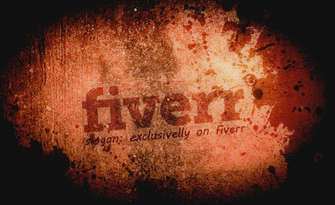 Create this bloody, scary horror logo animation intro by Trialhuni | Fiverr