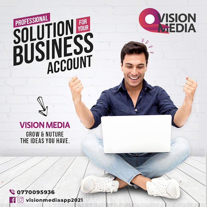 Design a professional social media post and logo by Visionmedia7 | Fiverr