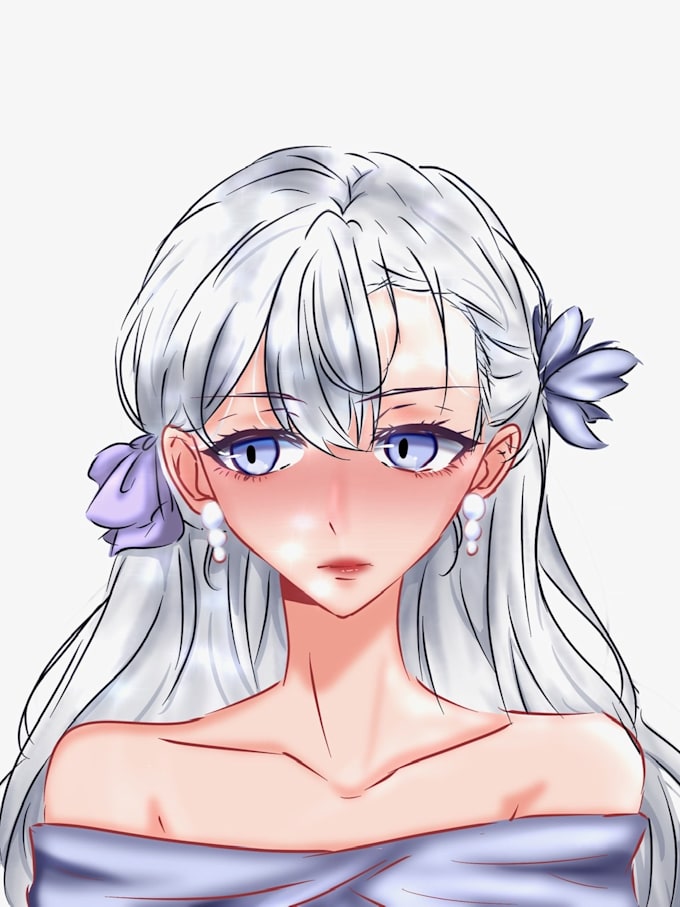 Draw beautiful anime style art illustrations by Disantra | Fiverr