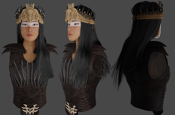 Model hyper realistic character in blender 3d for film by Wenghong96 ...