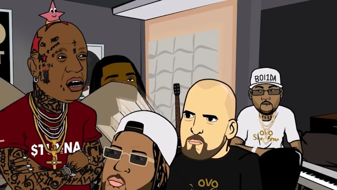 Create cartoon music video for your song, 2d music video by Hammed ...