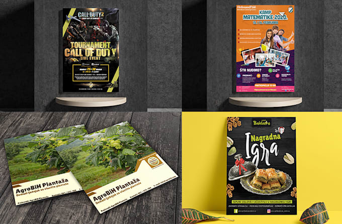 Design an extraordinary flyer, magazine, banner, or cover by ...
