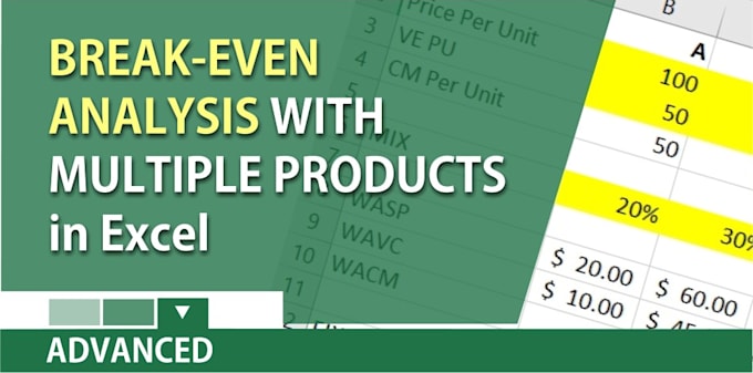 Do ms excel tasks, linear programming, decision and breakeven analysis by Classyptr | Fiverr