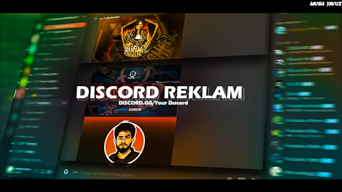 Design your discord advertisement by Musayavuzyigit | Fiverr