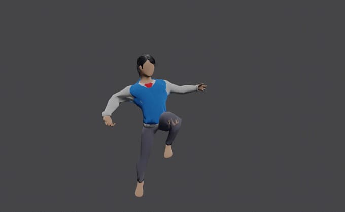 Make simple 3d character animation for your needs by Agarangga | Fiverr