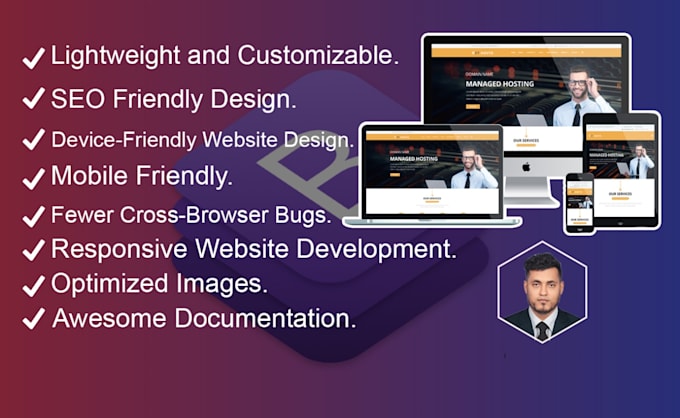 Develop bootstrap template from scratch by Programmerrubel | Fiverr