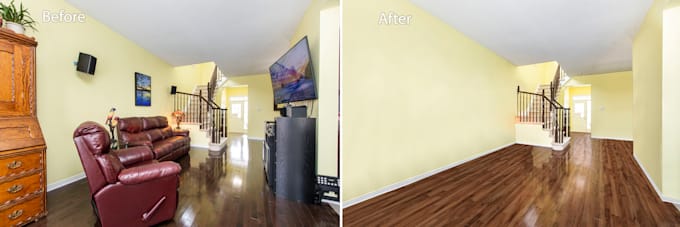 Edit clutter in your real estate property by Nasrullahyounas | Fiverr