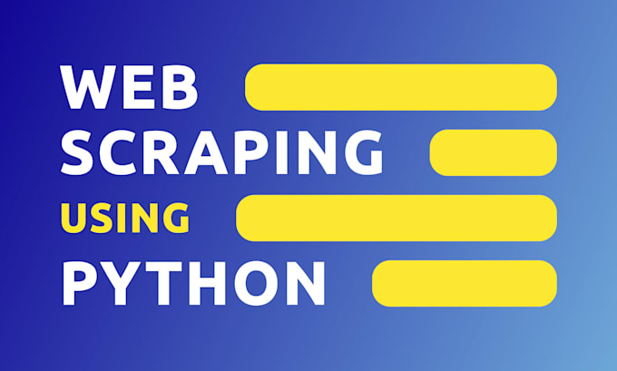 Do python web scraping, data scraping, and data mining by Hamza_nasir1 | Fiverr