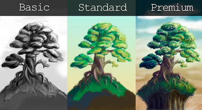 how to draw environment concepts