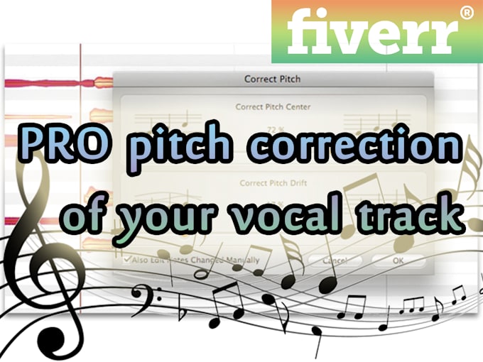 Manually correct pitch of your vocal track by Gurugavr1986 | Fiverr
