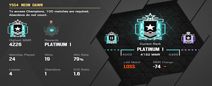 Boost your r6 rank by Platbooster | Fiverr