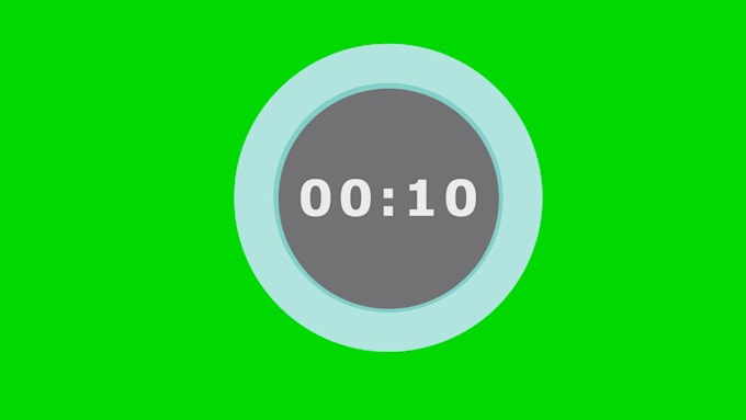 Design a stunning animated green screen timer effect by Willzbeatz | Fiverr